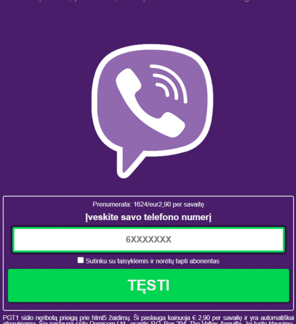 Mobile Subscriptions Viber offers - Affiliate Dragons